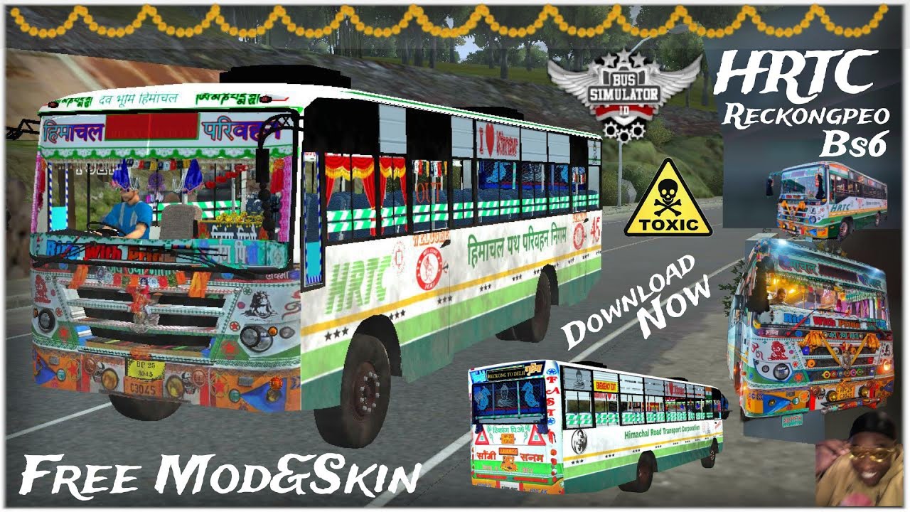 HRTC Reckongpeo Bus Mod For Bussid 😍HP25C3045🥵 Download now Link in ...