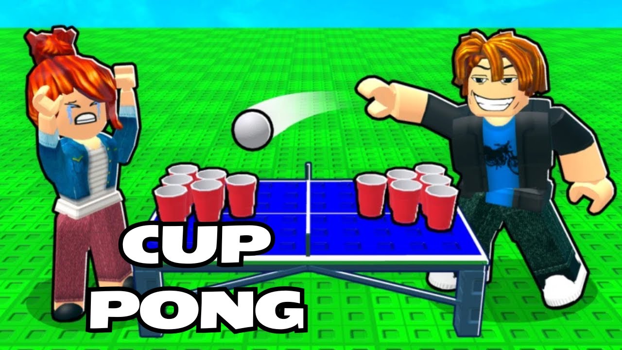 Cup Pong Roblox – Trick Shots, Clutch Wins, and Noob to Pro! - YouTube