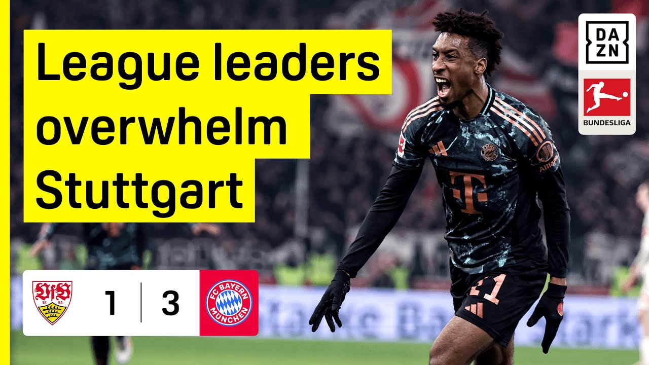 HIGHLIGHTS | Stuttgart vs. Bayern Munich (Bundesliga 2024-25) - YouTube