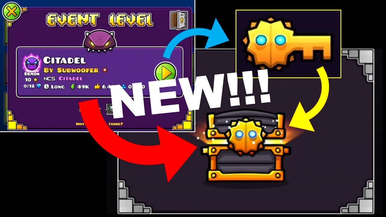FIRST GOLD KEY CHEST OPENING!!! Citadel by Subwoofer 100% (Easy Demon ...