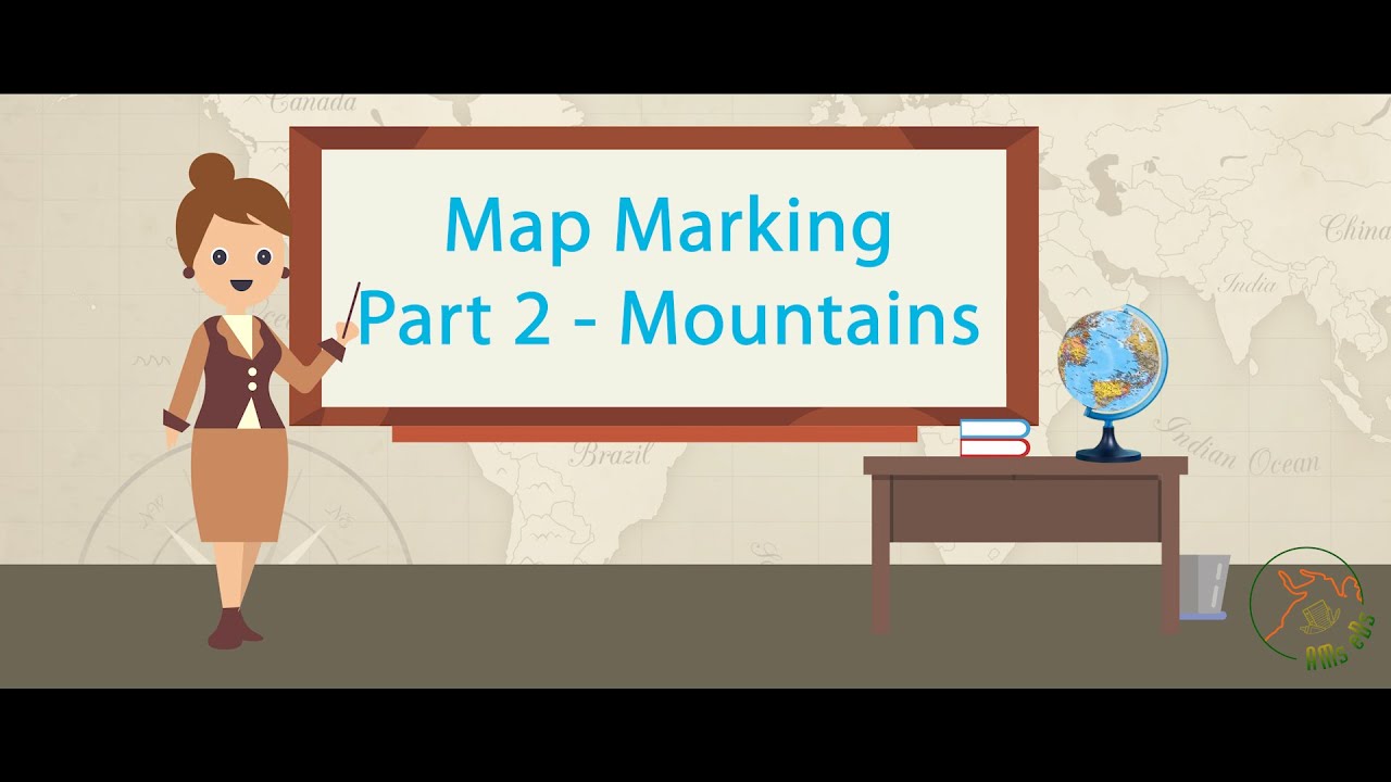 Map Marking - Part 2: Mountains - YouTube