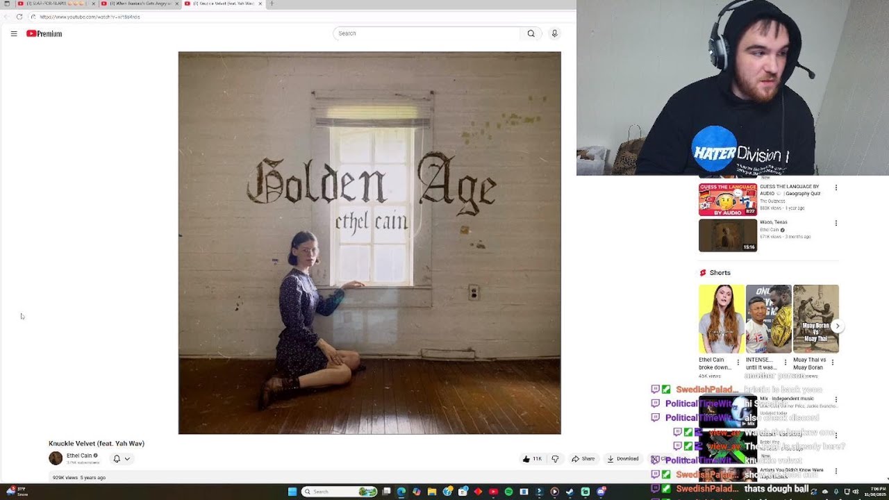 Ethel Cain x Yah Wav - Knuckle Velvet Reaction - YouTube