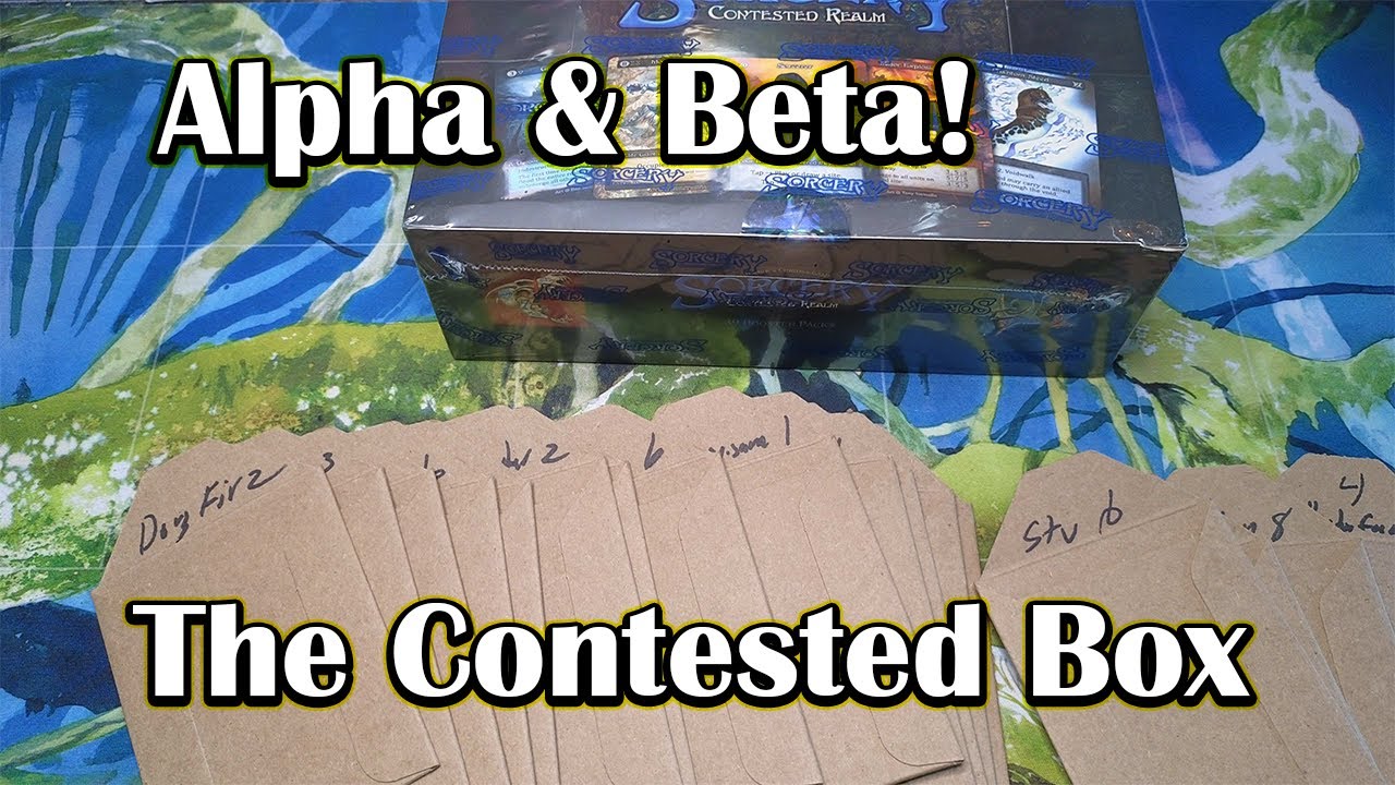 The Contested Box! Sorcery Alpha and Beta Opening LIVE - YouTube