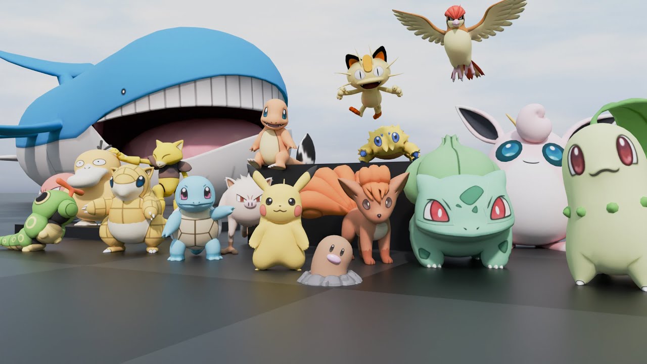 POKEMON Size Comparison - YouTube