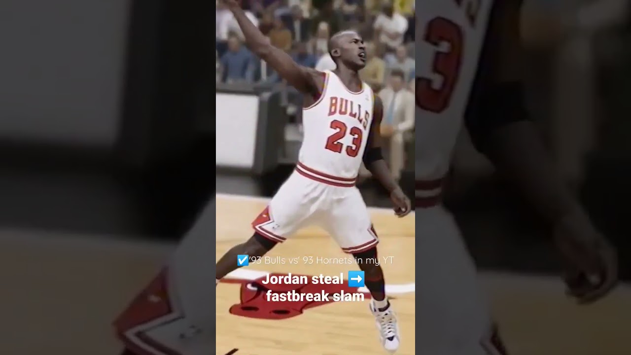 Jordan trademark steal and kiss the Rim! #NBA2K23 Jordan Era #jordan # ...