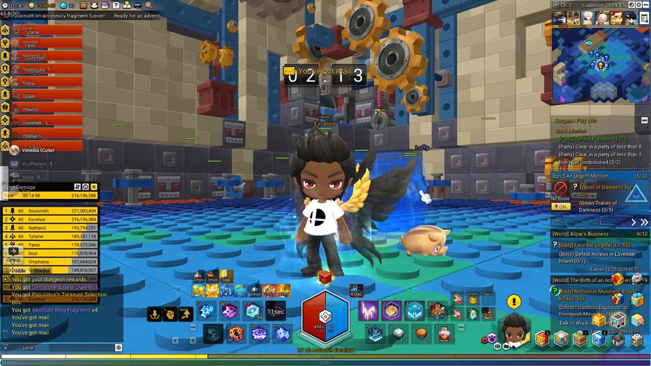 Maplestory 2 - Chaos Papulatus Raid Assassin POV - YouTube