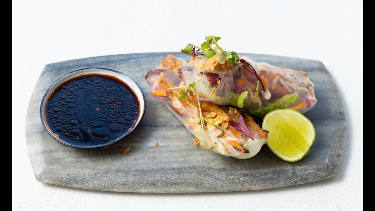 In the kitchen with Food24 and Fry's: Rice paper wraps - YouTube