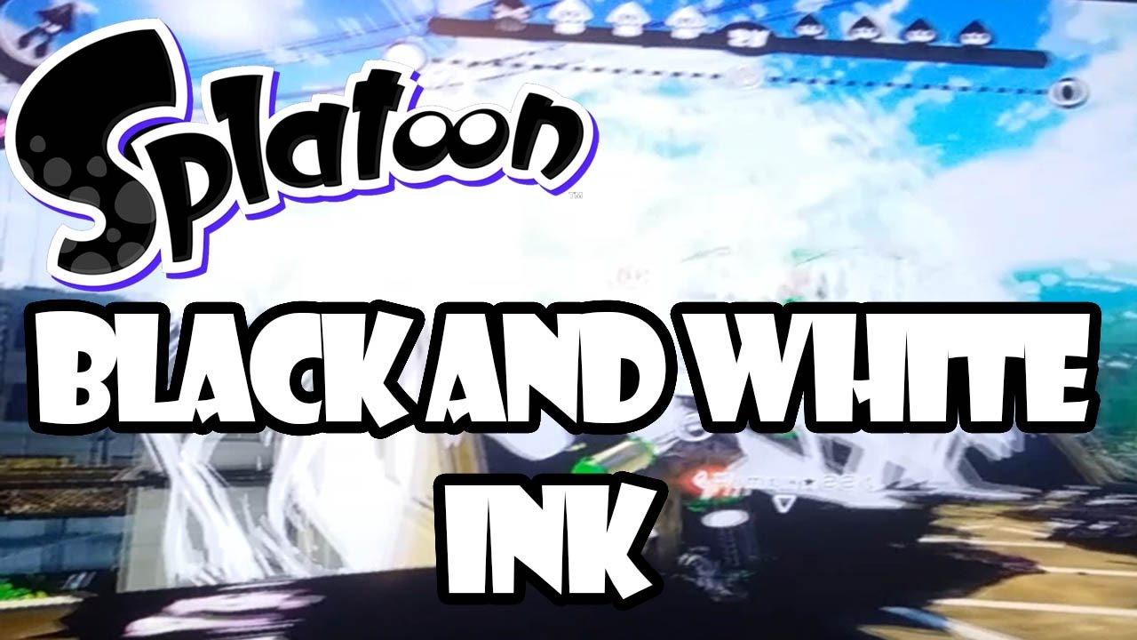 Splatoon Black and White Ink Hack - YouTube