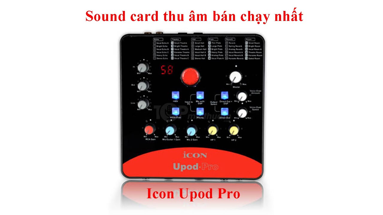 Sound card Icon Upod Pro - YouTube