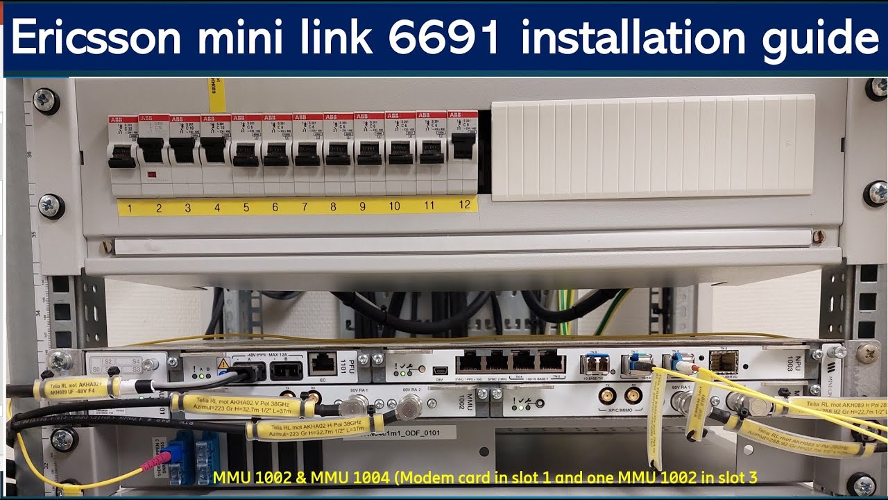 Ericsson mini link 6691 installation guide with hardware details ...