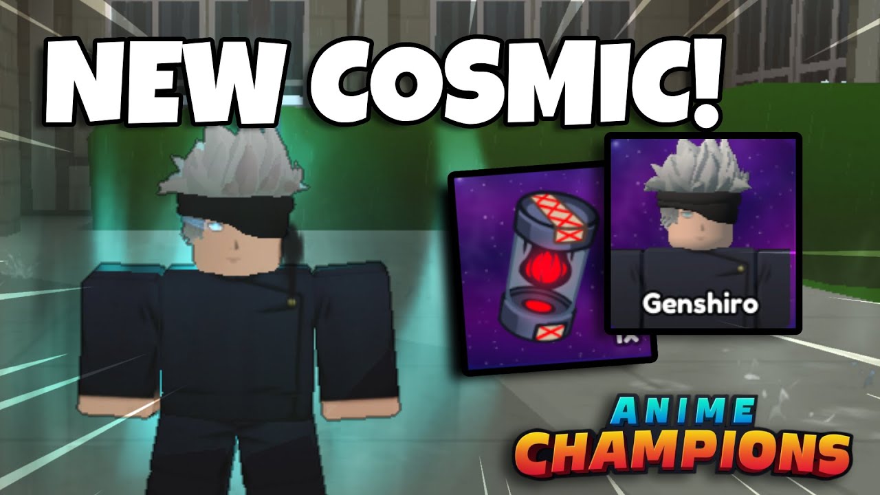 *UPDATE* Got The NEW Cosmic GOJO! | Anime Champion Simulator - YouTube