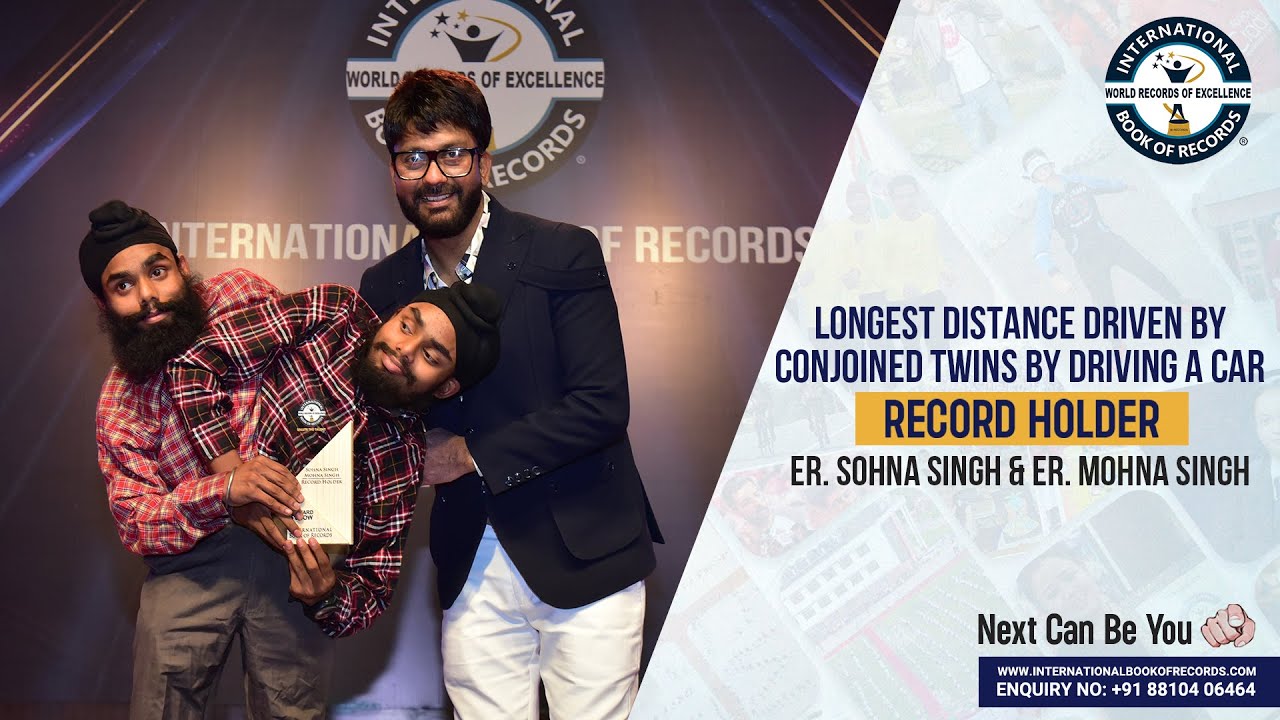 LONGEST DISTANCE DRIVEN BY CONJOINED TWINS BY DRIVING A CAR - YouTube