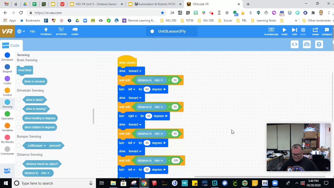 VEXcode VR Unit 5 Lesson 2 (AR) - YouTube