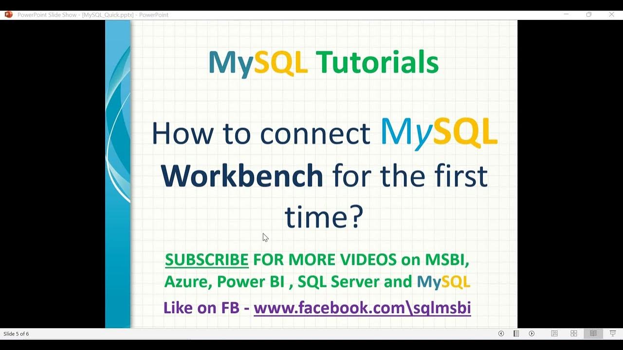 MySQL Tutorials | Introduction to workbench in mysql | What is mysql workbench - YouTube