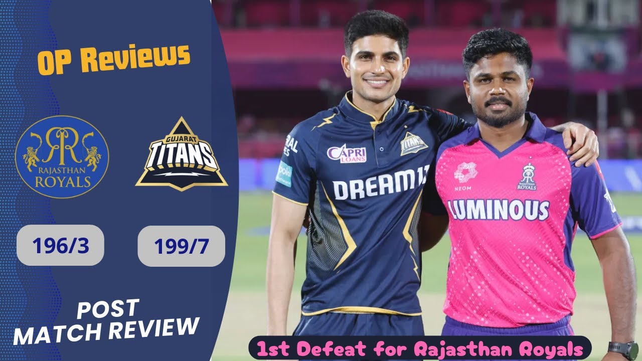 Rashid Khan Reason for RR's 1st Loss! | RR vs GT Match Review ...