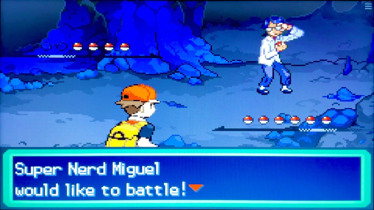 Pokémon FireRed Extended Ver. 3.4 - VS. Super Nerd Miguel (Win) (Helix ...