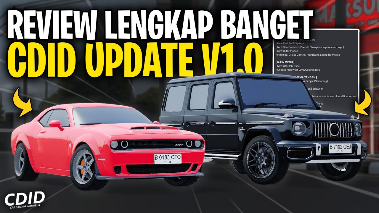 REVIEW LENGKAP CDID V1.0 UPDATE TERBARU BESAR BANGET - Car Driving ...