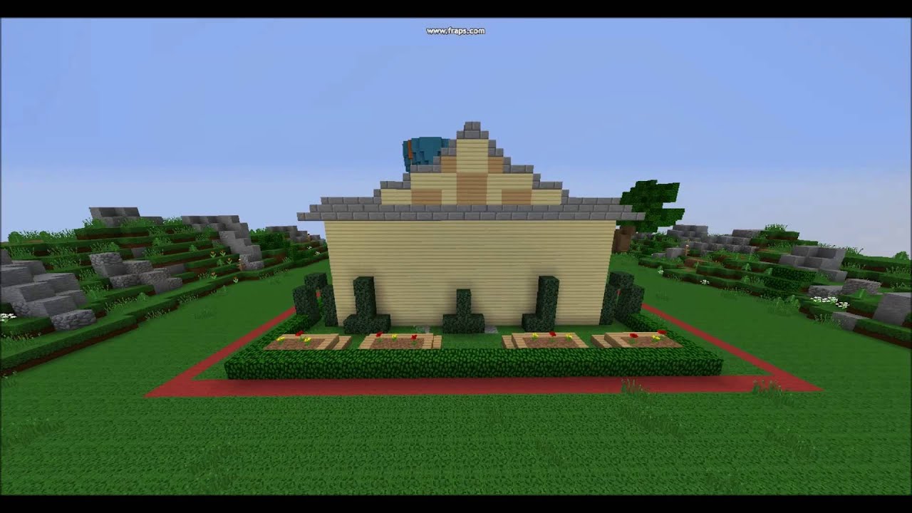 Minecraft SpeedBuild: Building The House | Hypixel Housing Beta - YouTube