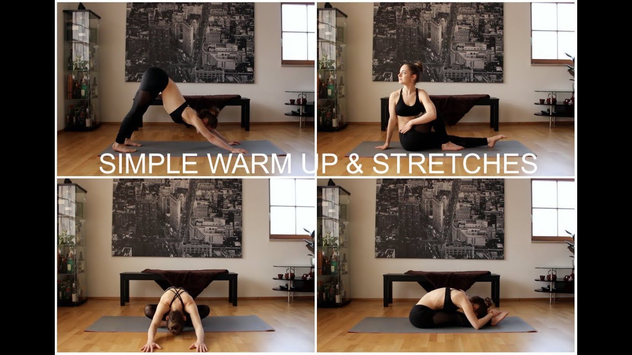 Simple Warm Up & Stretches Quick & Easy - YouTube
