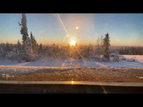 Fairbanks Alaska winter solstice Timelapse