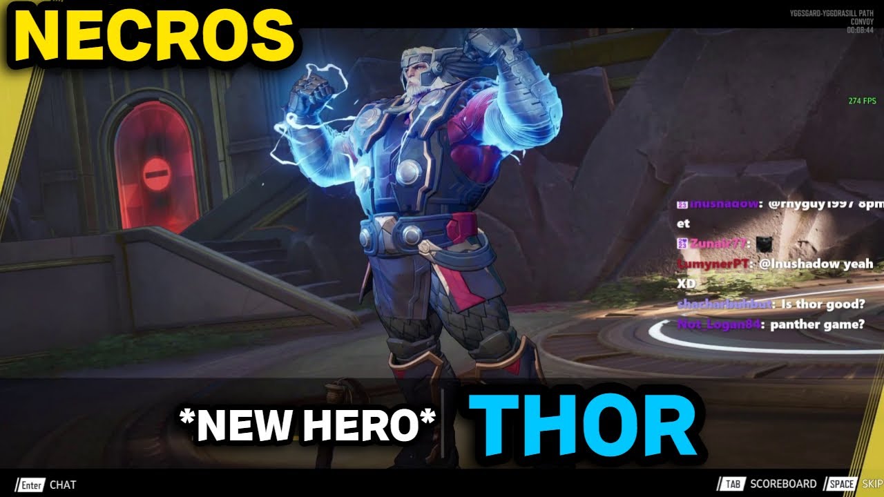 *new hero* NECROS DOMINATING AS THOR | MARVEL RIVALS GAMEPLAY - YouTube