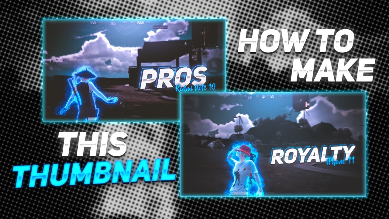 How To Make Thumbnail Like SynzX, KemO, Nocash...⚡ | Thumbnail Tutorial ...