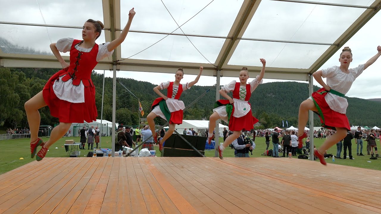 Irish Jig Scottish Highland Dance competition during 2023 Ballater ...