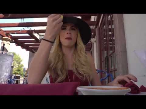 Skyla Novea in a resturant with HOT DUDE and going to his room later