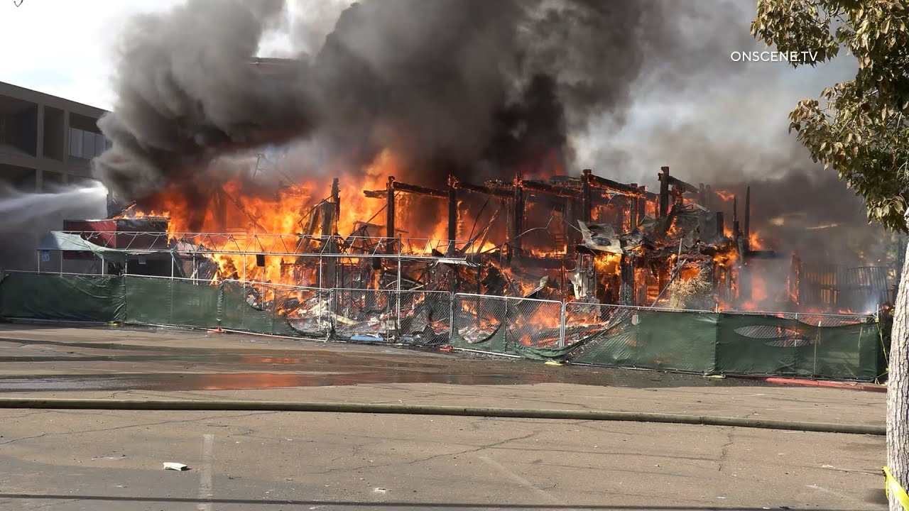 Former County Bar Catches Fire... Again - YouTube