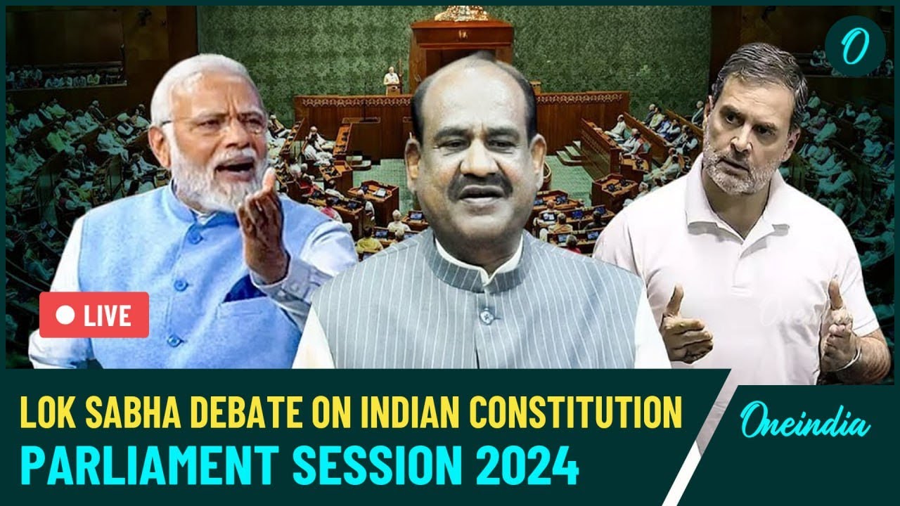 LIVE: Indian Constitution Debate in Lok Sabha | Parliament Winter ...