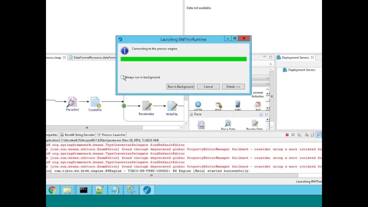 TIBCO BusinessWorks - xml to csv simple mapping - YouTube