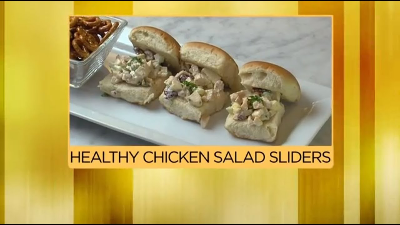 Healthy Chicken Salad Sliders - YouTube