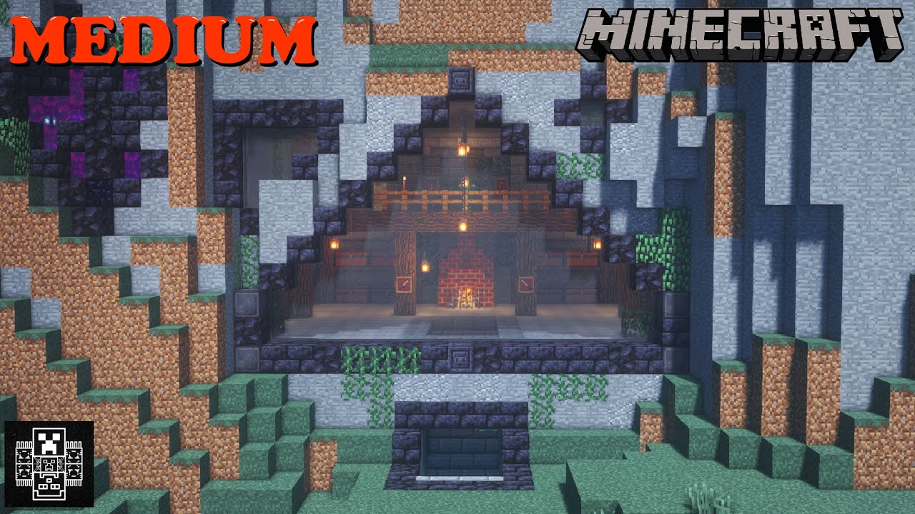 How to Build an Amazing Mountain Base in Minecraft - Mountain Base ...