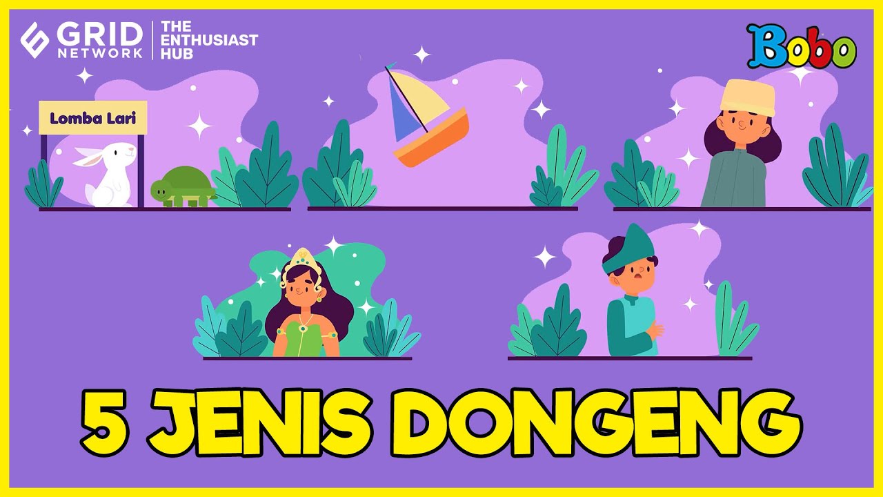 🖐️ 5 Jenis Dongeng dalam Pelajaran Bahasa Indonesia - Pelajaran ...