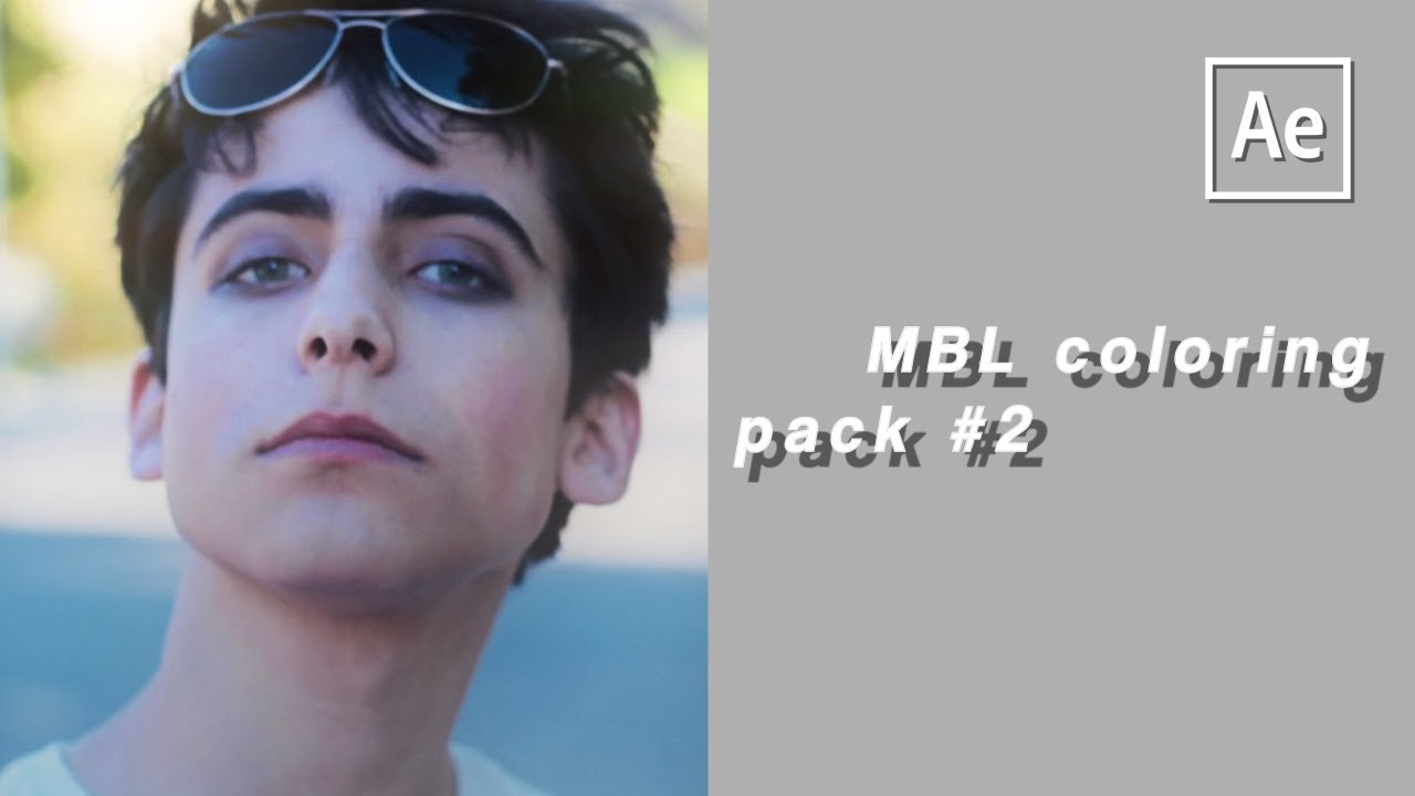 mbl coloring pack #2 (after effects) - YouTube