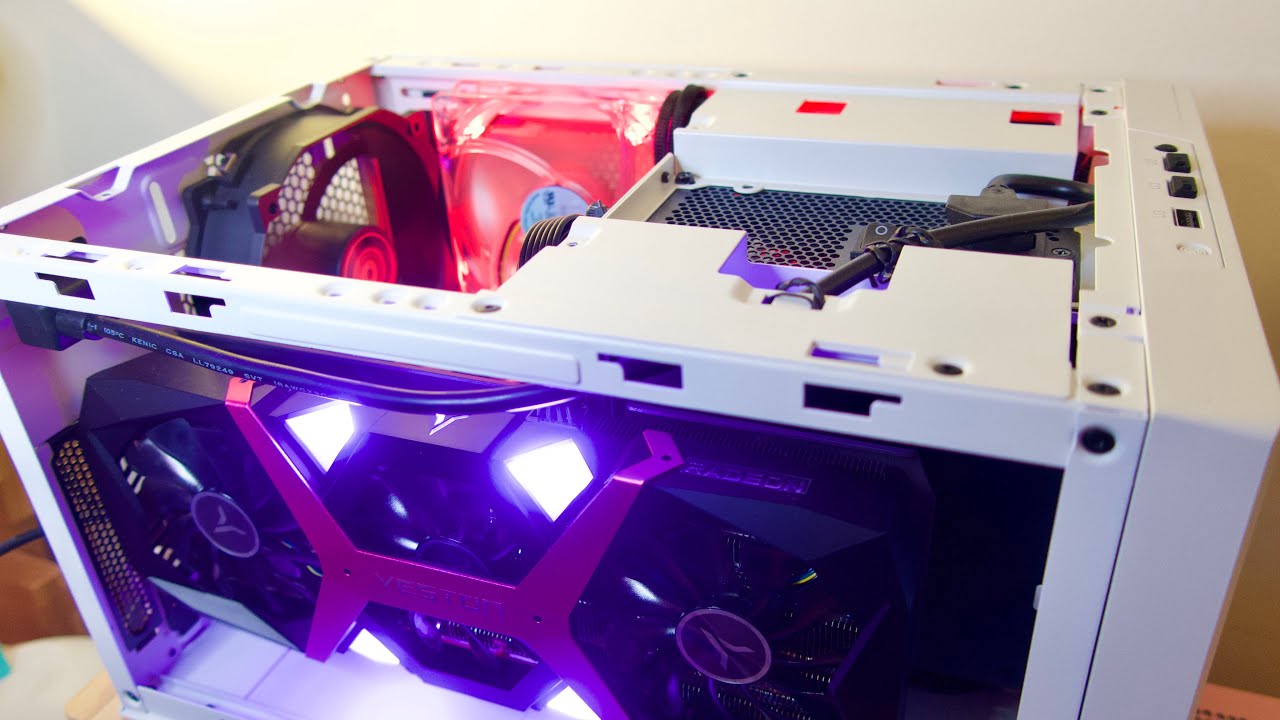 Candy’s First PC Build from Scratch, Silverstone SG14 Case itx (Simple Edit) - YouTube