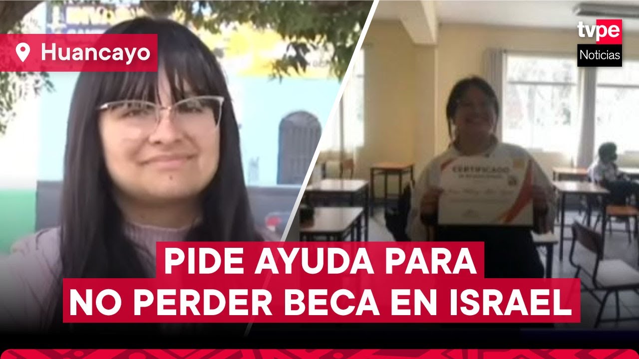 Huancayo: adolescente pide ayuda económica para no perder beca ...