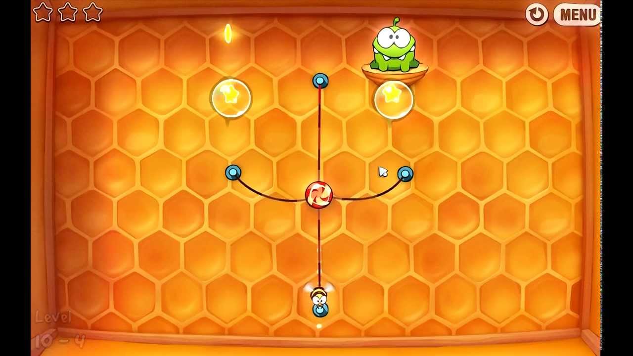 [Cut The Rope] Buzz Box 10-4 - 3 Stars - YouTube