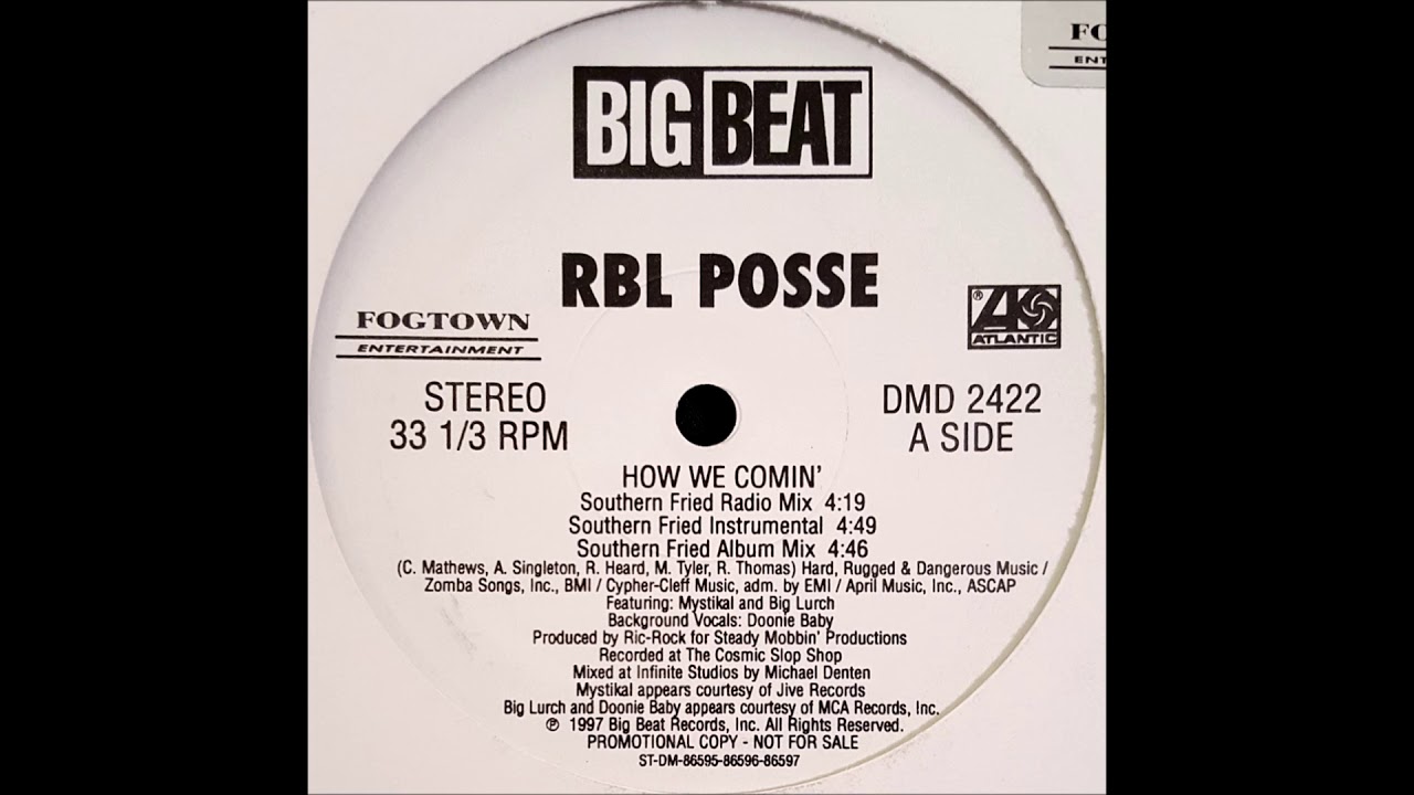RBL Posse (f. Big Lurch & Mystikal) - How We Comin' (How We Comin ...