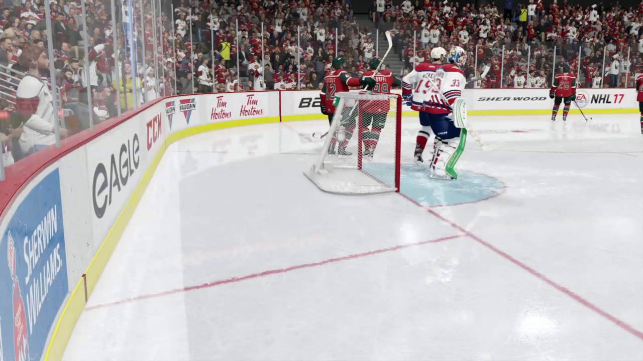 NHL 17 Poke check goal - YouTube