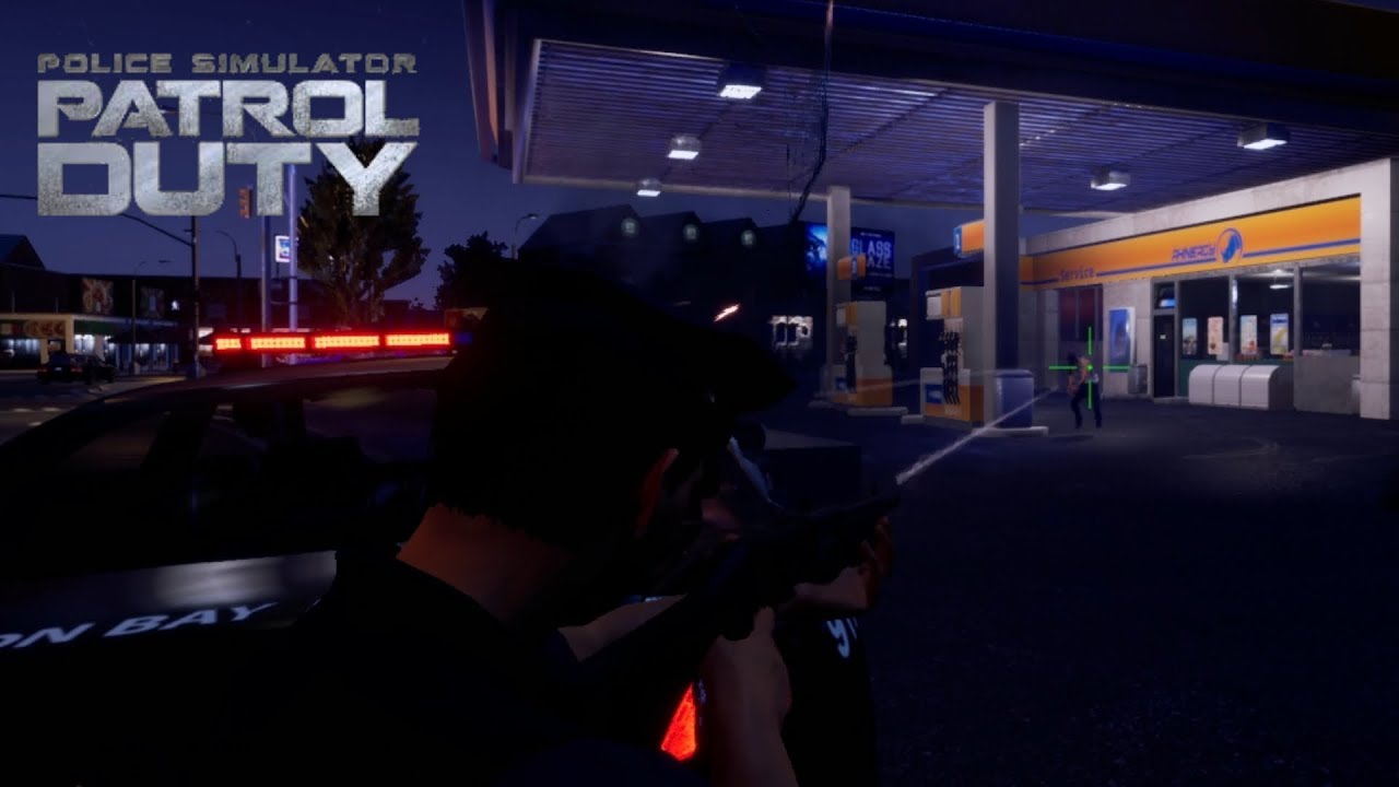 Gas station shootout! | Police simulator: Patrol duty #1 - YouTube
