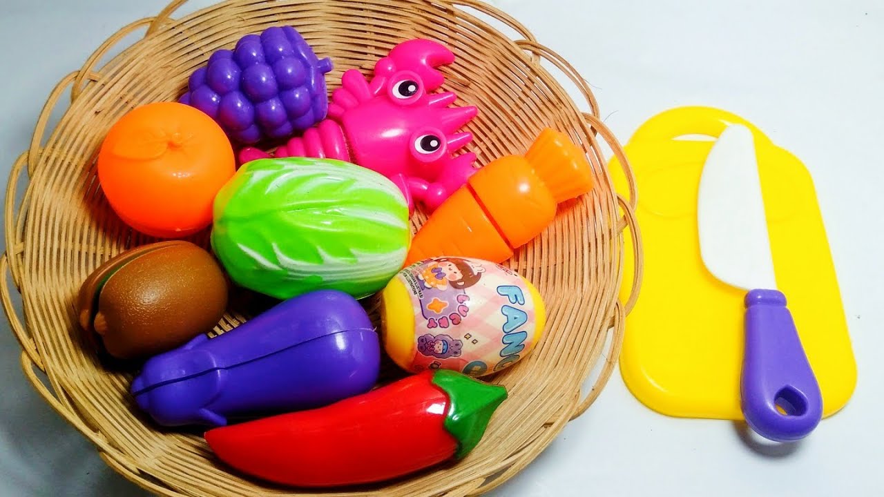 Fruit ASMR Satisfying funny | how to cut Fruits vegetable toy ASMR ...