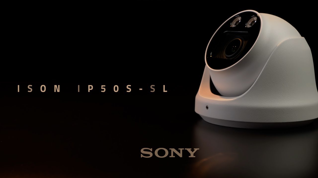 SMART IP CAMERA ISON IP50S-SL, SONY SENSOR, SOUND RECORDING - YouTube