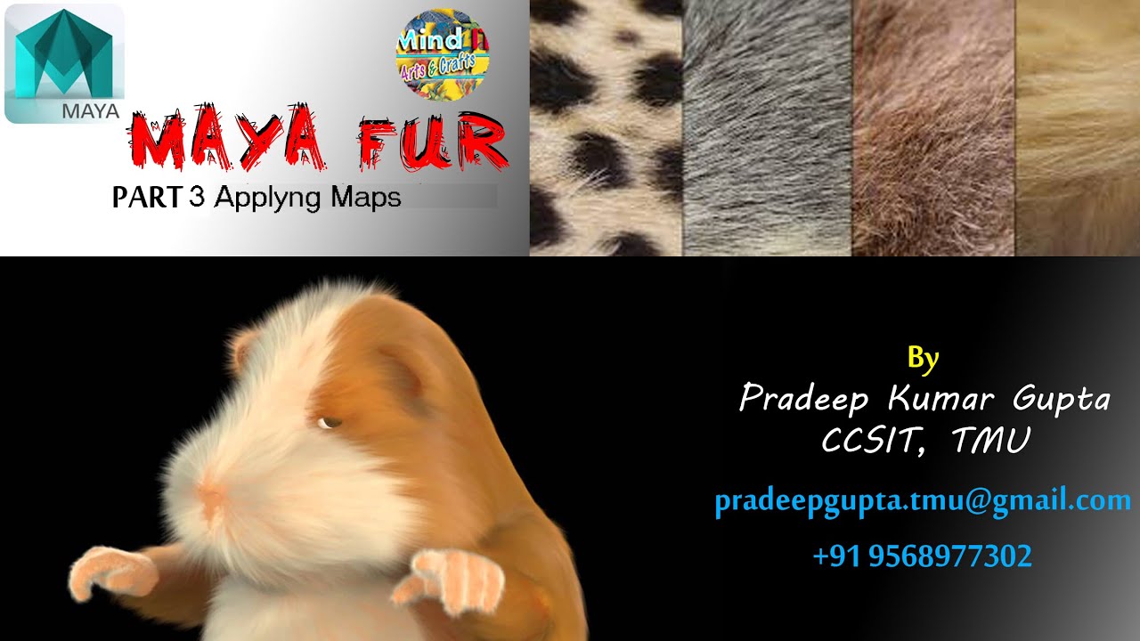 Autodesk Maya Fur 3 (Baldness Map) - YouTube