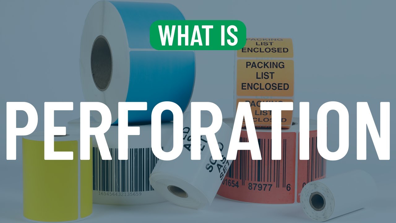 What is Perforation? | Smith Corona Labels - YouTube