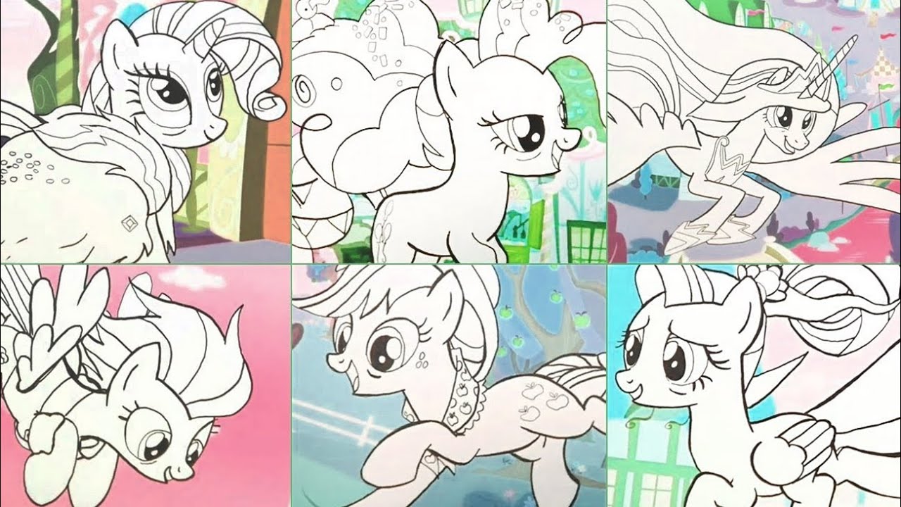 MLP My little pony Coloring - YouTube