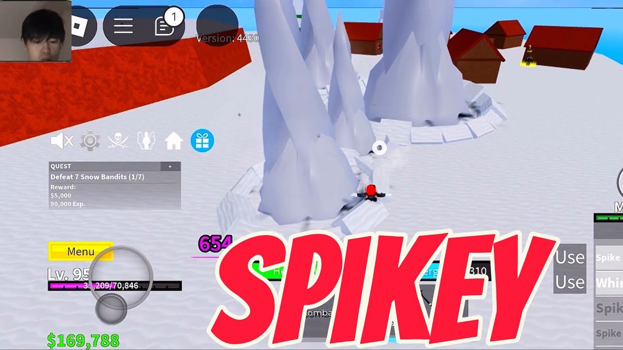 Road to level 100 using Spike Fruit! Blox Fruits! - YouTube