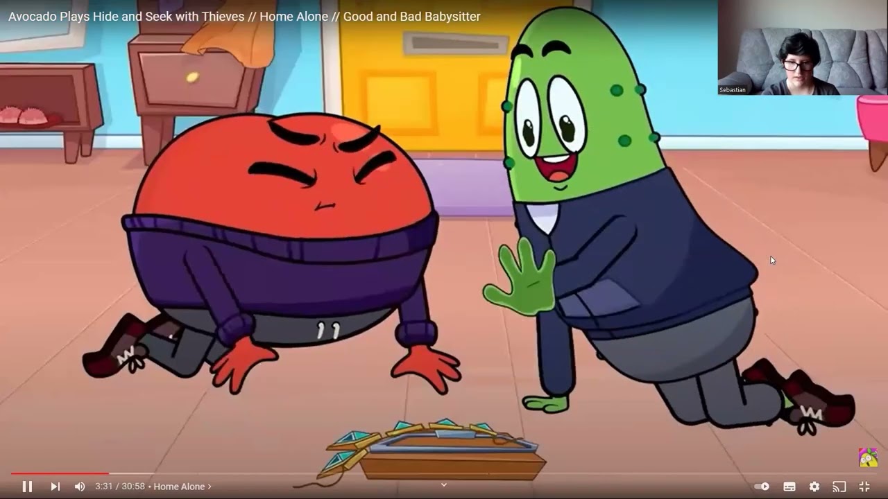 animated avocado - YouTube