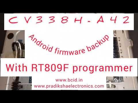 Android LED TV firmware backup using rt809f - YouTube