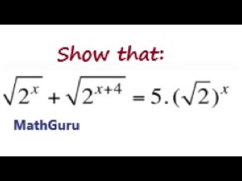 Exponential Equations | Grade 10-11 | Ex. 2 - YouTube